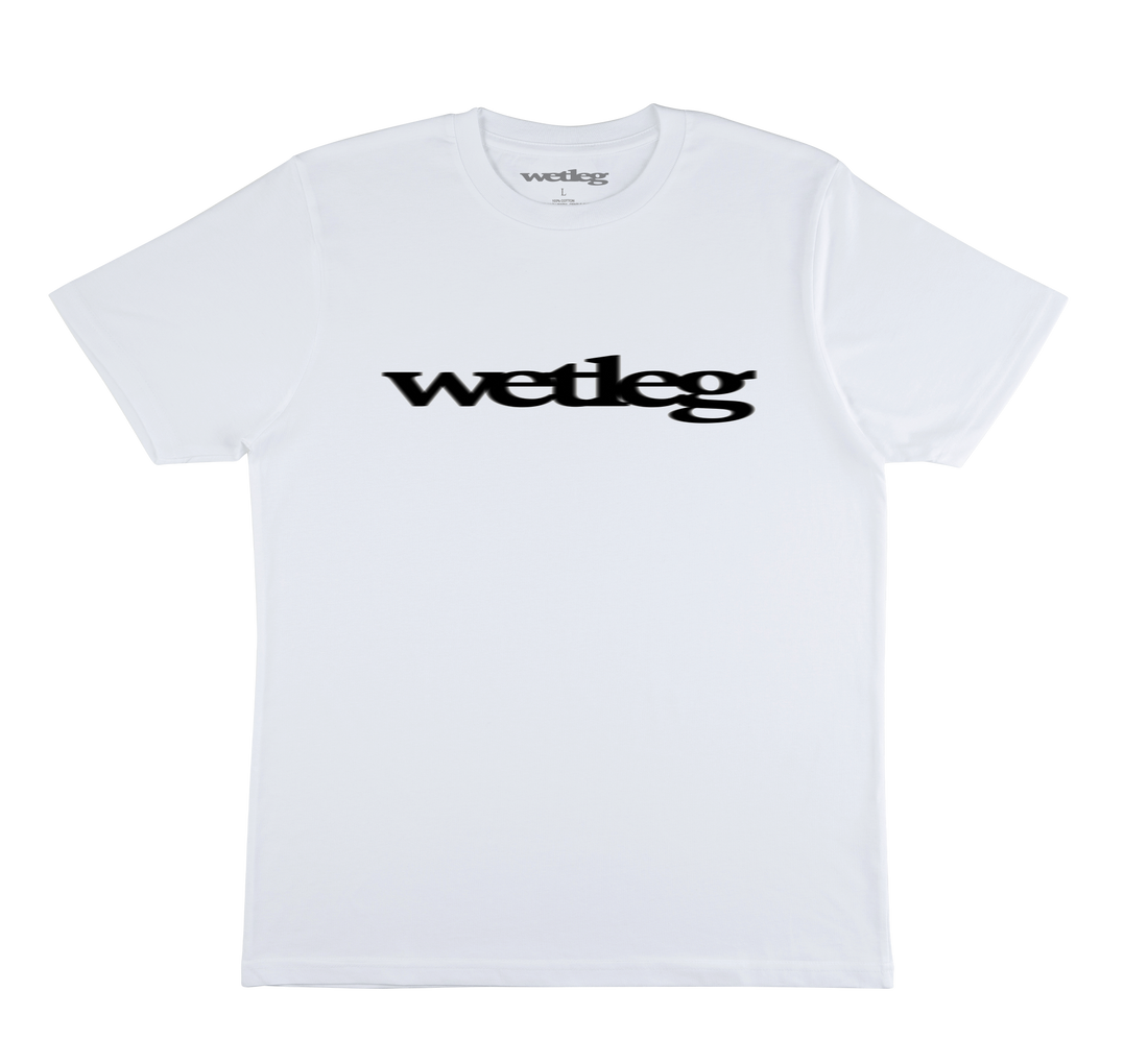 logo white tee | Wet Leg